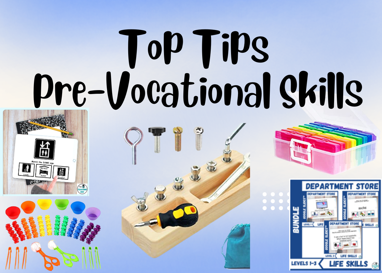 Teaching Pre-Vocational Skills Tips