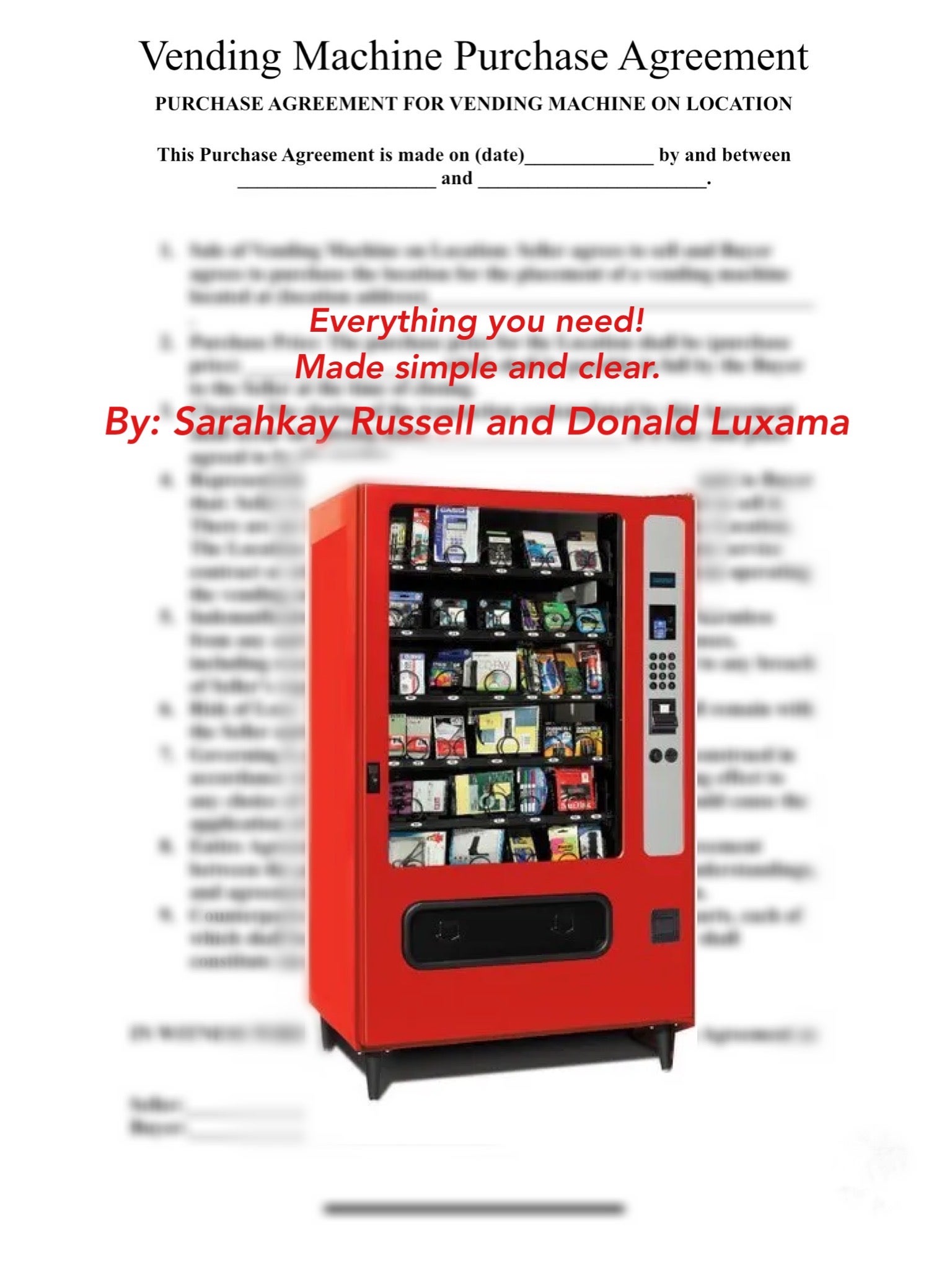 Vendind Machine Purchase Agreement Contract - Payhip