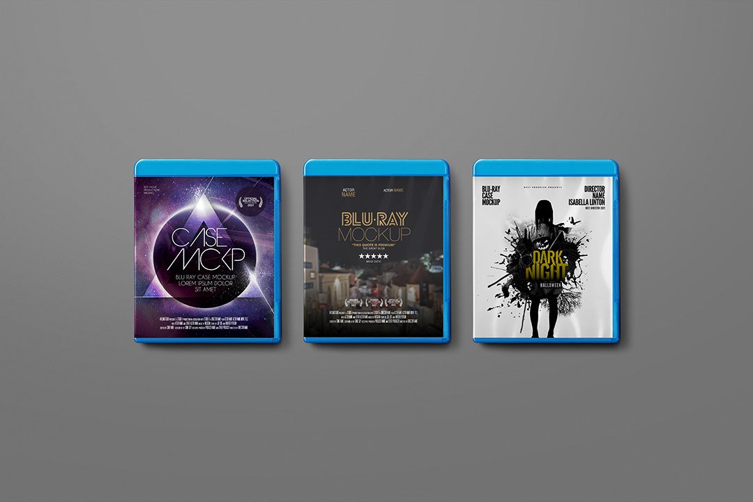Blu-Ray Case Mockup Cover - Payhip