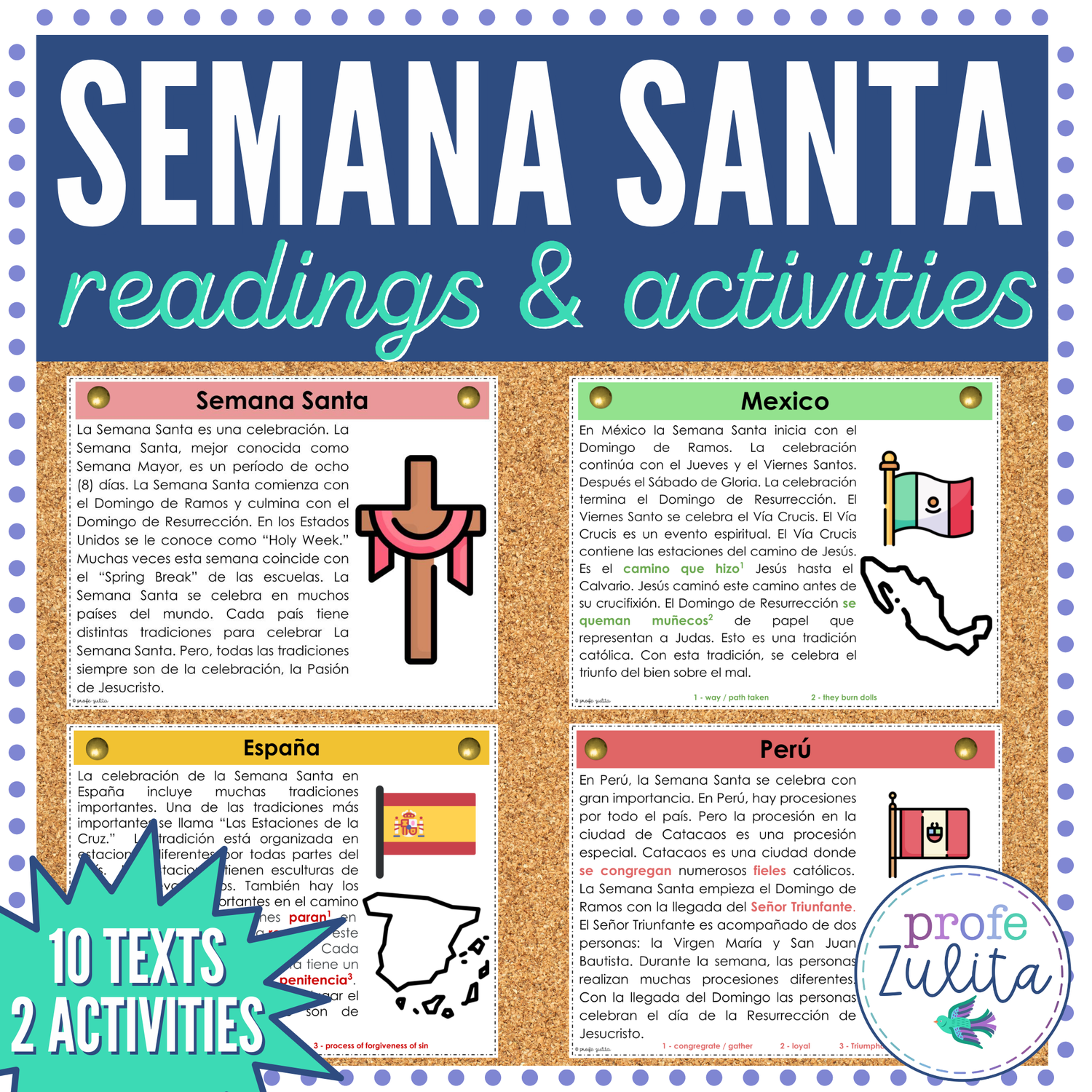 Readings with Animals in Spanish - Cognate Gallery Walk - Payhip