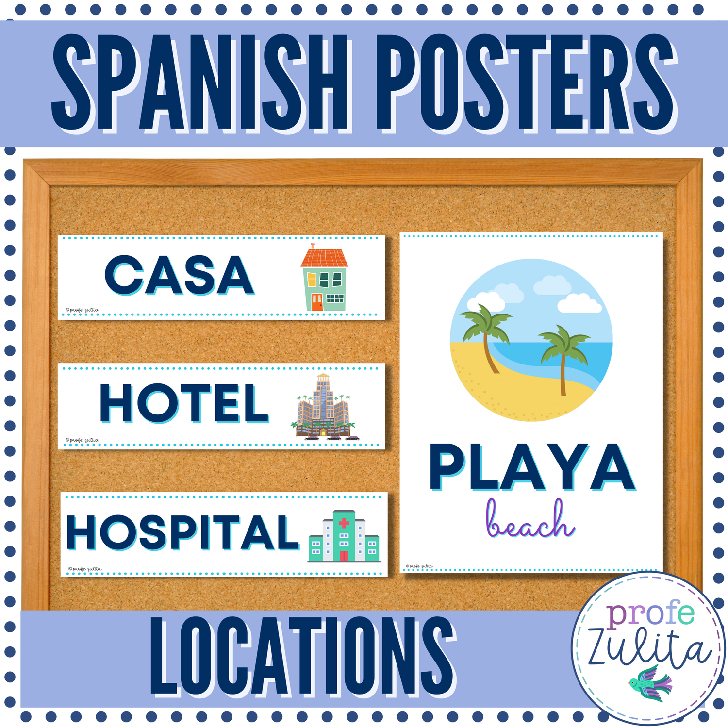 31 Spanish Adjectives Word Wall Posters - 2 Sizes - Payhip