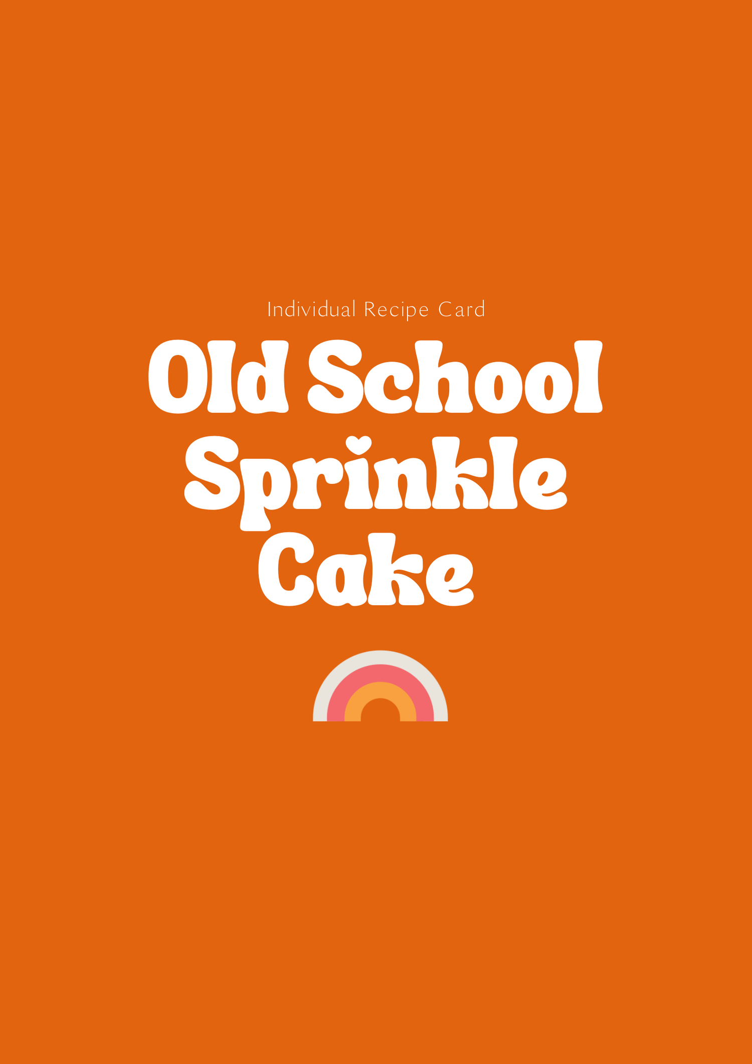 Old School Sprinkle Cake - Payhip