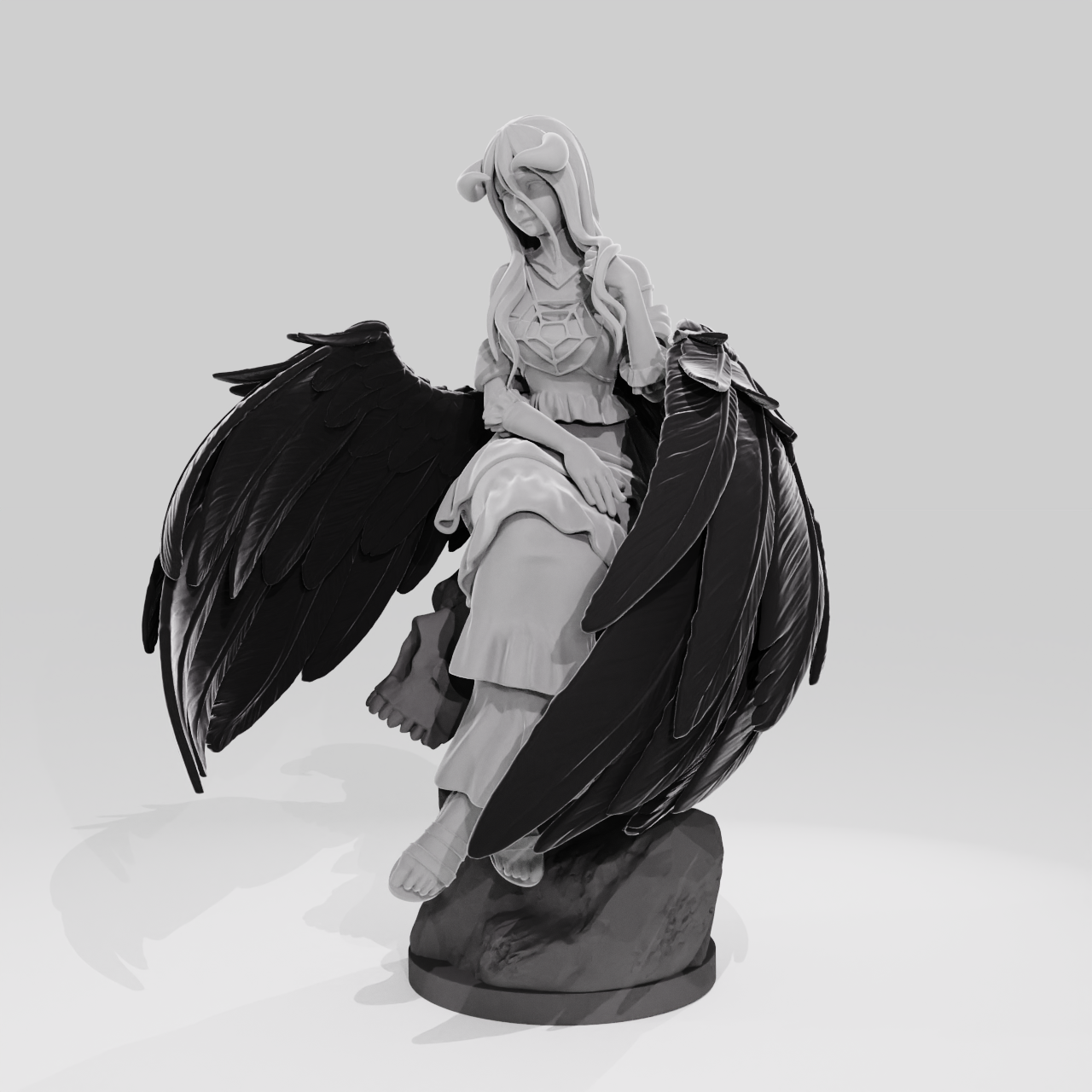 Albedo - Overlord, STL 3D model design printable file - Payhip