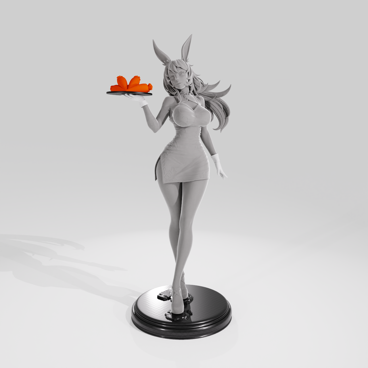 Sexy Rabbit Girl, STL 3D model design printable file - Payhip