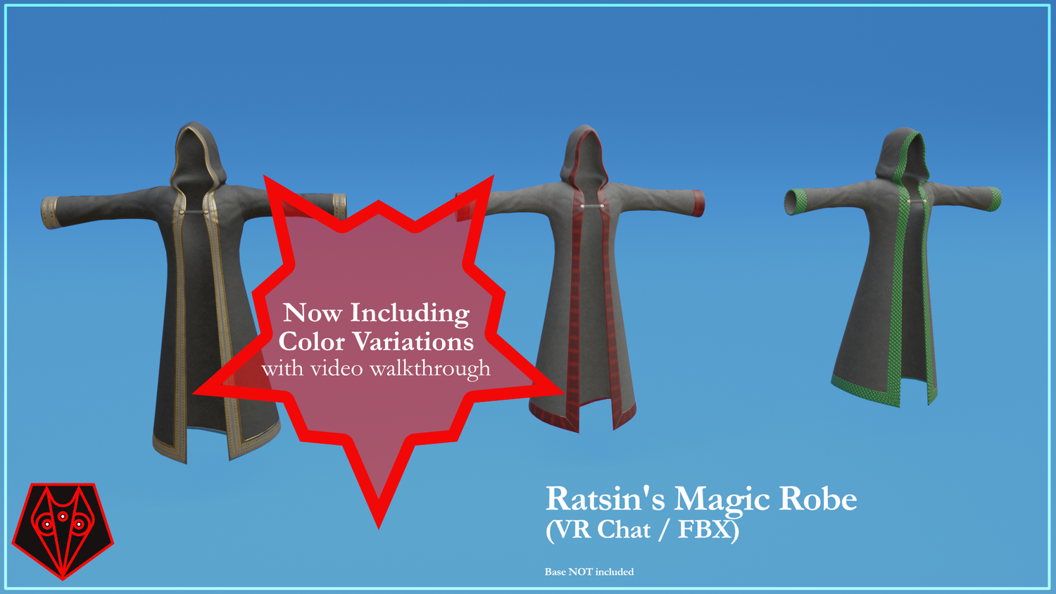Ratsin's Magic Robe (VRChat/FBX) - Payhip