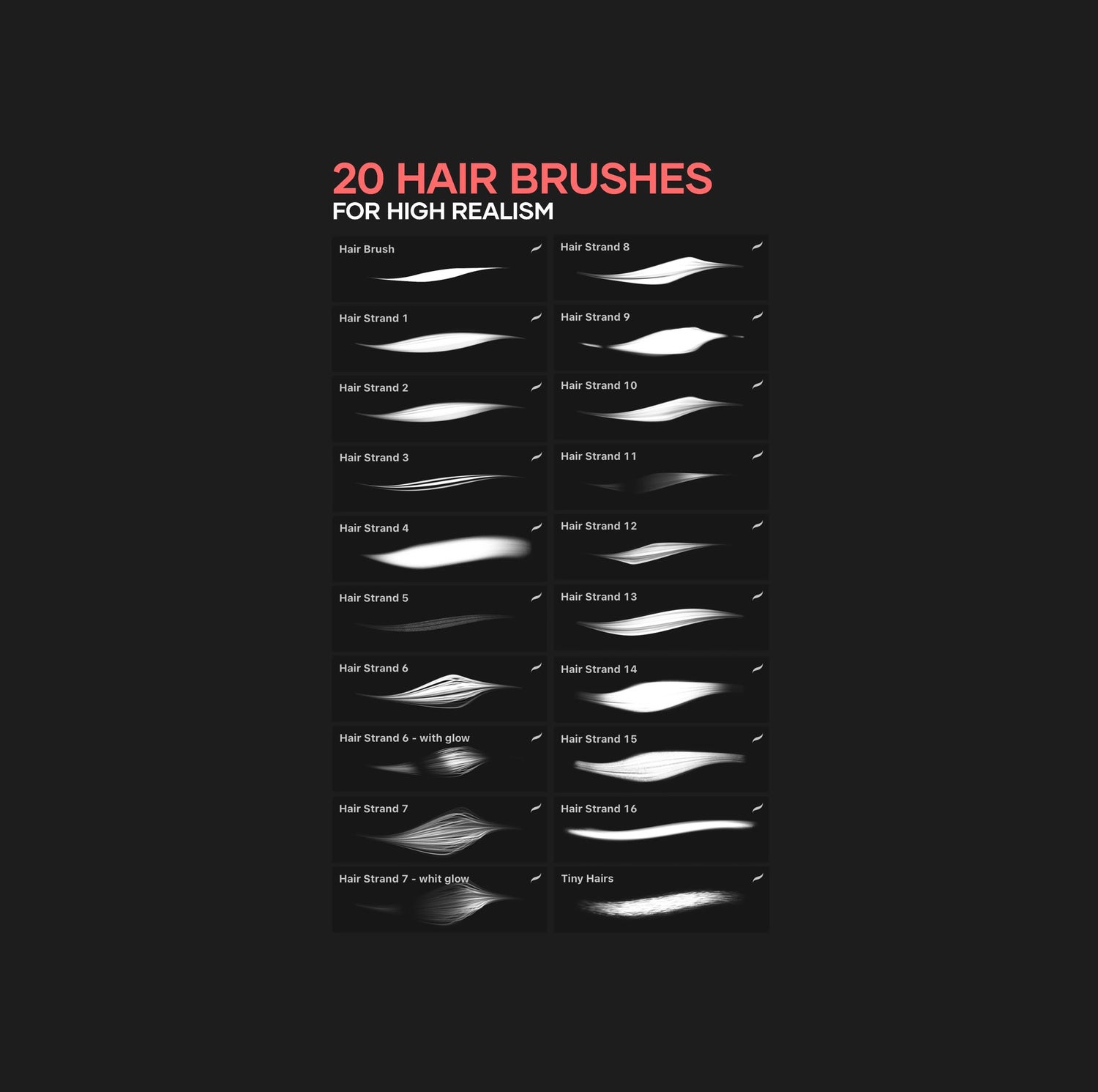 Hair Brushes for High Realism - Payhip