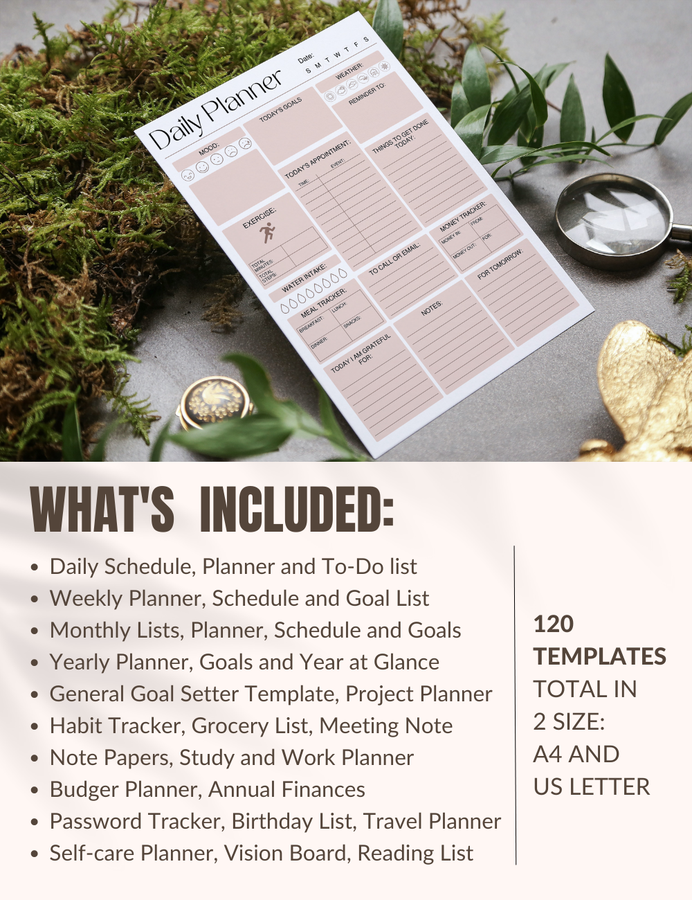 The Ultimate Life Planner Printable Bundle | Daily Planner | Weekly ...