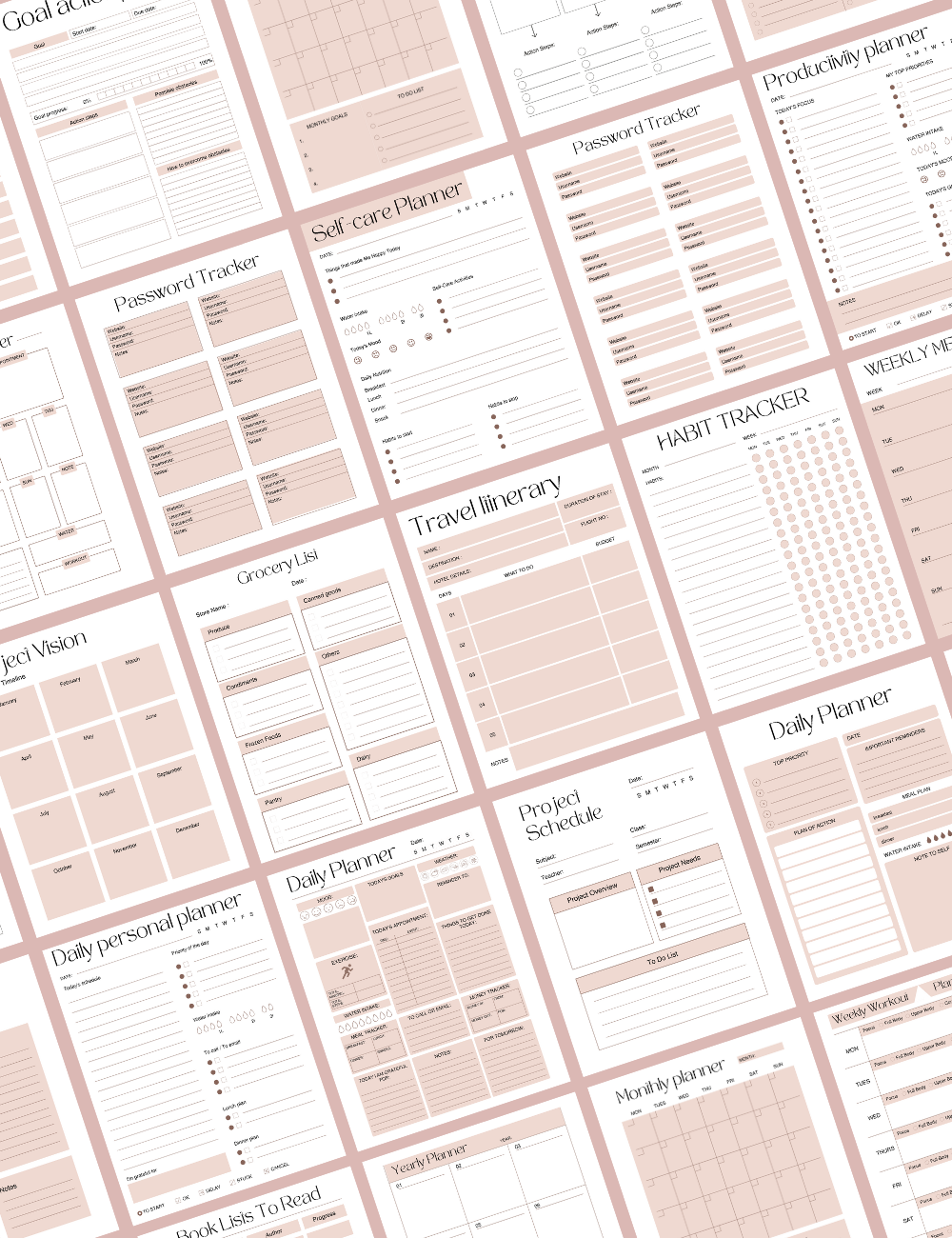 The Ultimate Life Planner Printable Bundle | Daily Planner | Weekly ...