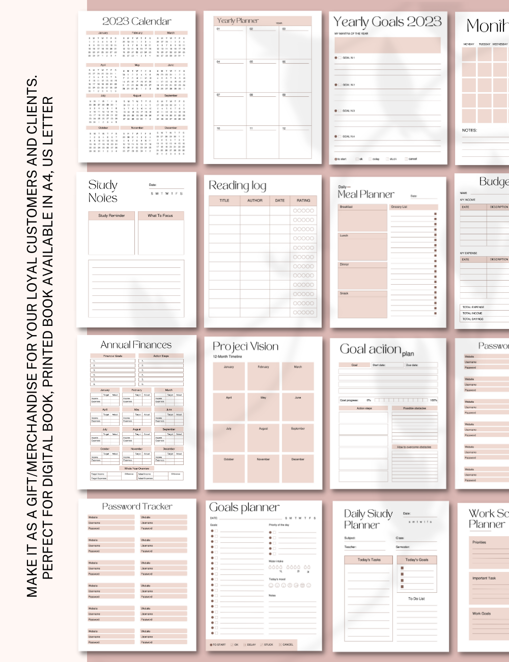 The Ultimate Life Planner Printable Bundle | Daily Planner | Weekly ...