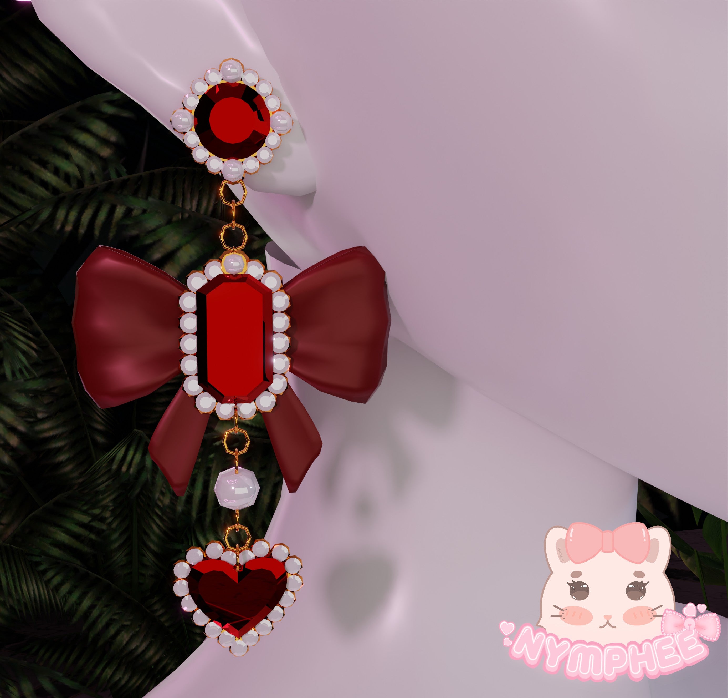 Earrings 1 - Vrchat Asset - Payhip