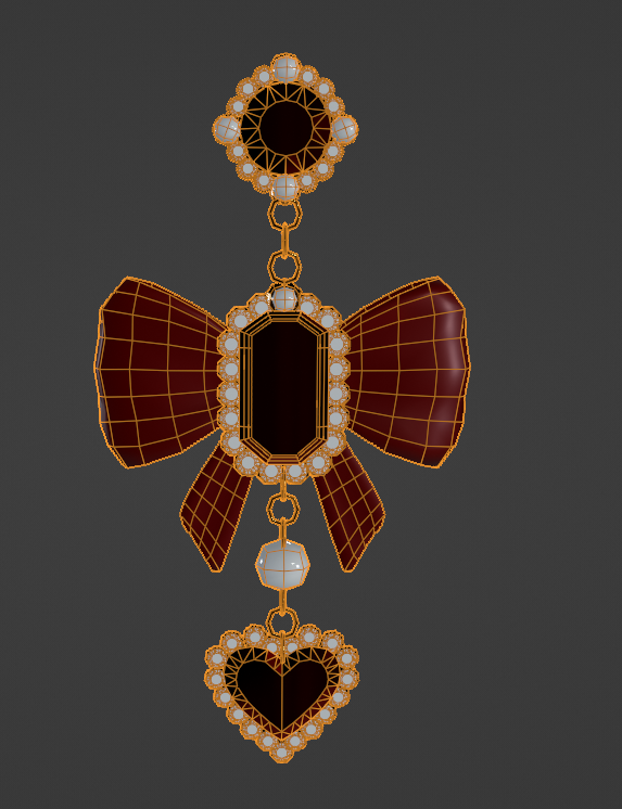 Earrings 1 - Vrchat Asset - Payhip