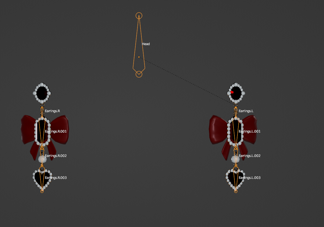 Earrings 1 - Vrchat Asset - Payhip