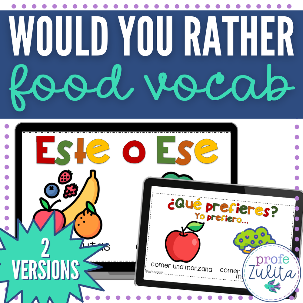 Spanish Would You Rather? Game - Summer - Payhip