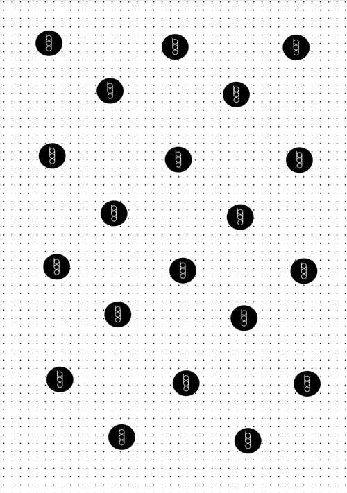 Dotty Grid Style Paper A4 PDF Digital Download