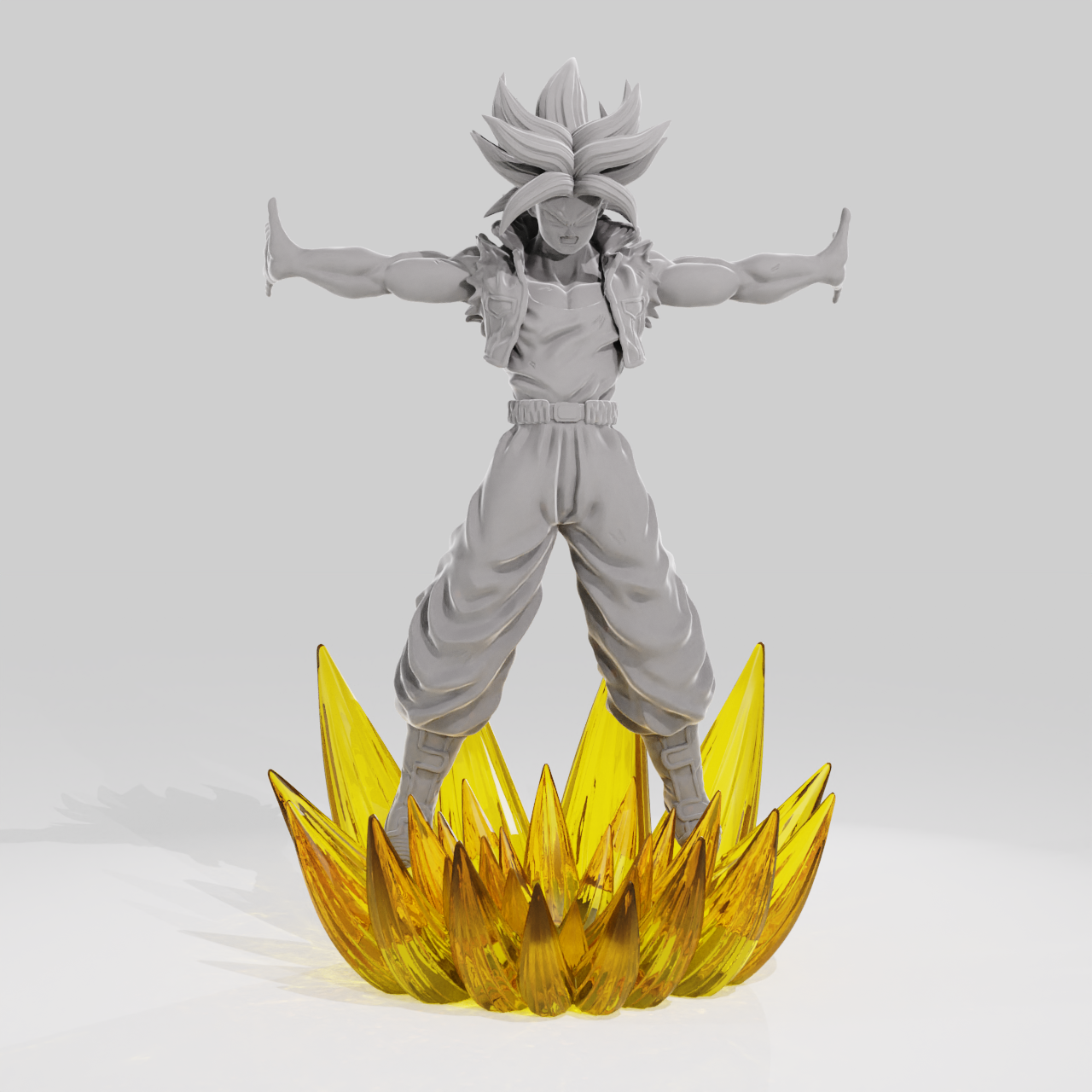 Trunks - Dragon Ball, STL 3D model design printable file - Payhip