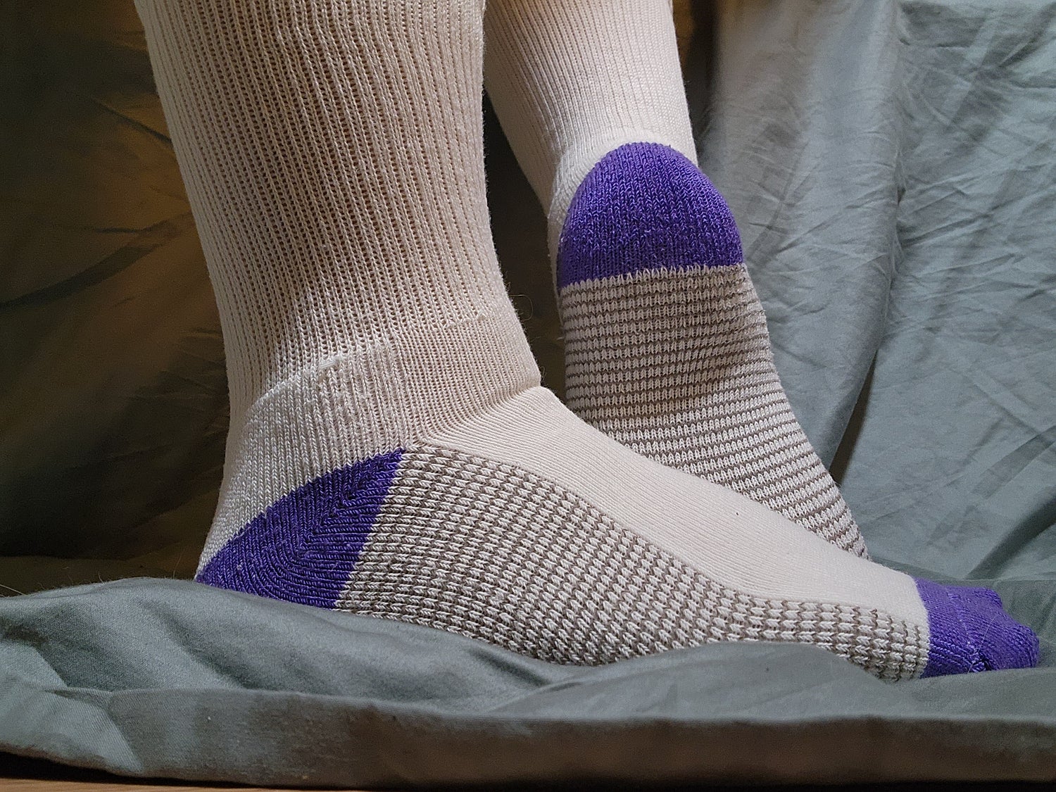 Purple Tipped Socks - Payhip