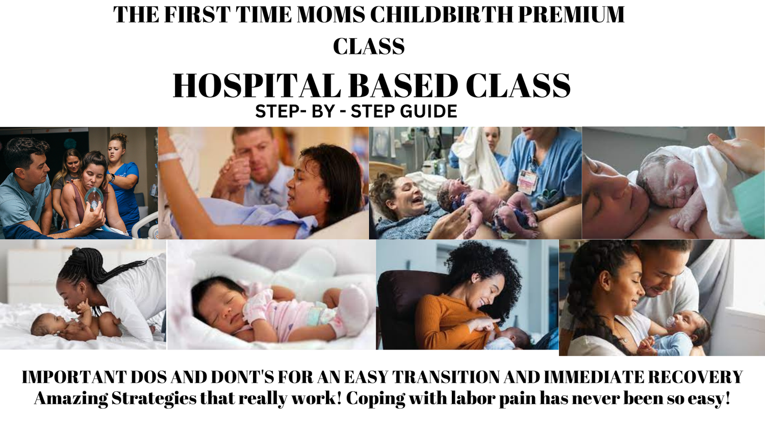 THE FIRST TIME MOMS PRETERM VIRTUAL CHILDBIRTH CLASS - Payhip