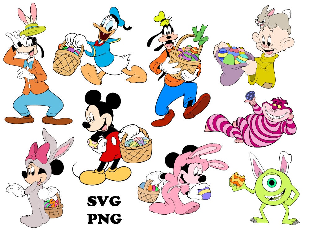 22 Disney Easter SVG PNG Bundle | Mickey Easter Clipart - Payhip
