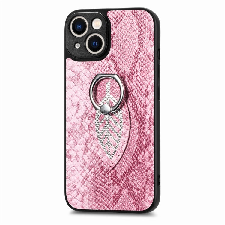 New iPhone X 11 12 13 14 Pro Max 14 Plus Phone Cover Snakeskin Leather Back Cover Ring - Payhip