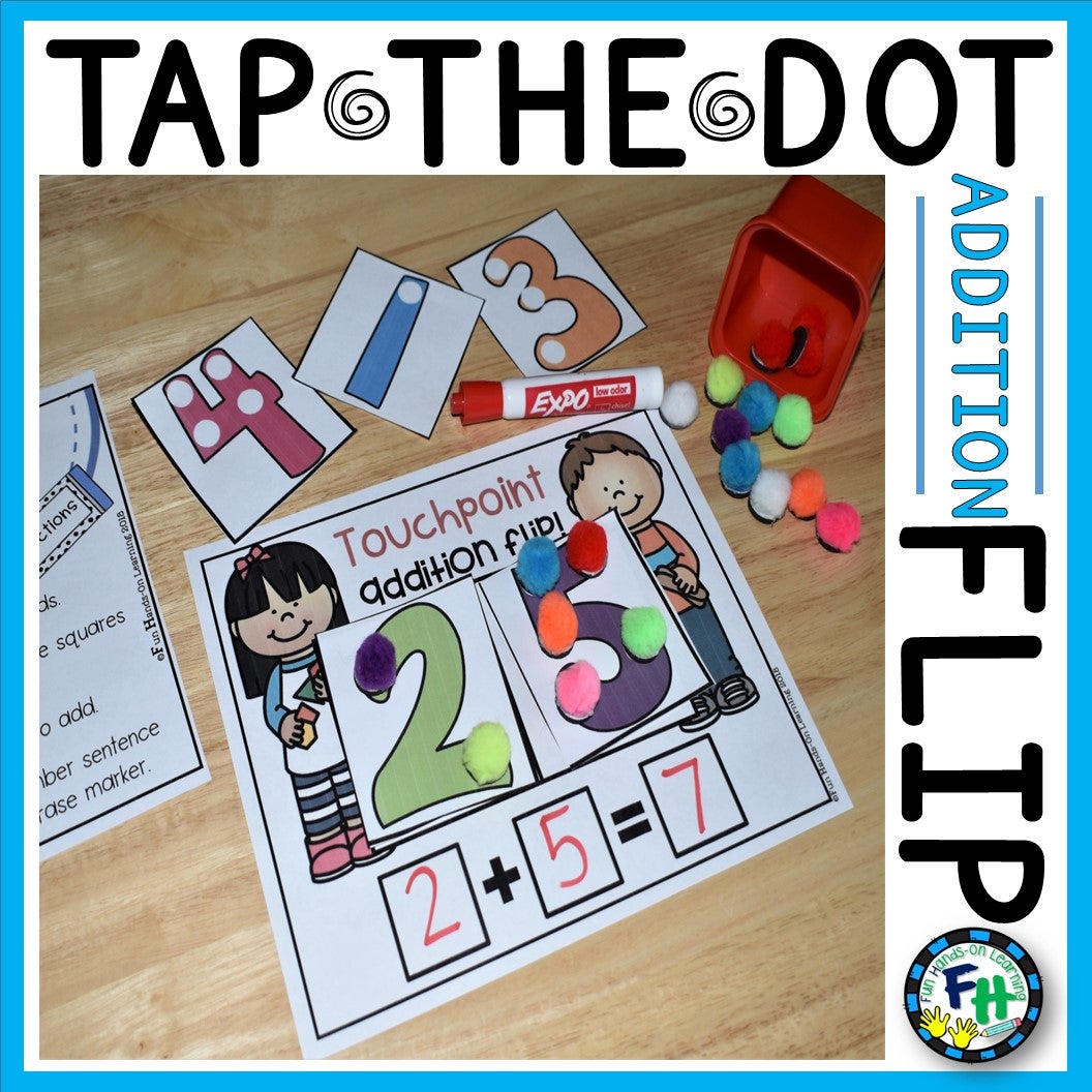 Tap-the-Dots Addition Flip | Math Activity - Payhip