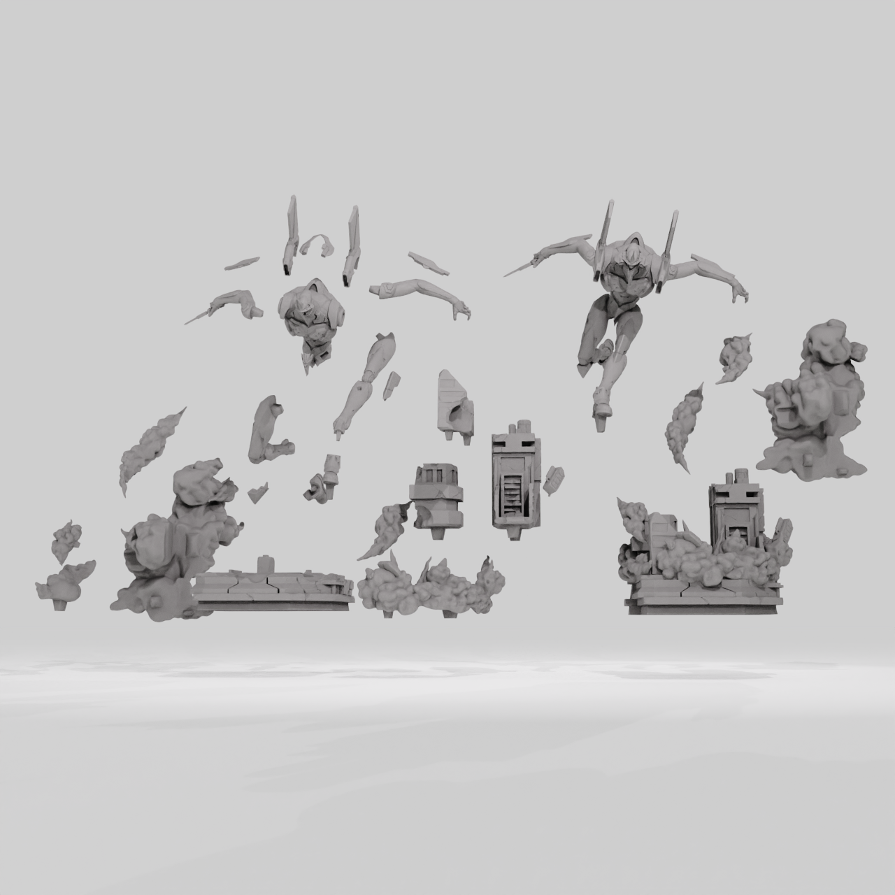 EVA-01 - Evangelion, STL 3D model design printable file - Payhip