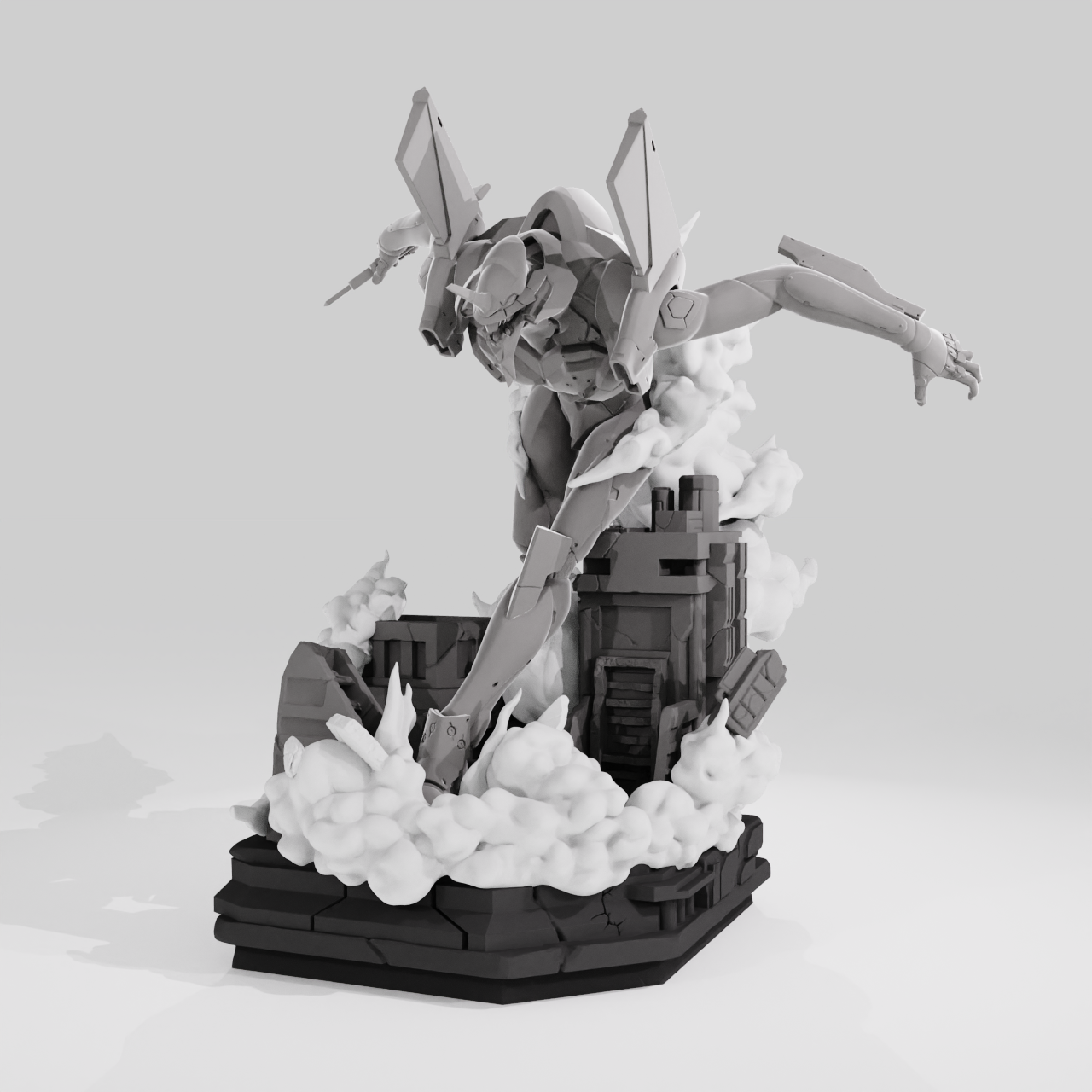 EVA-01 - Evangelion, STL 3D model design printable file - Payhip