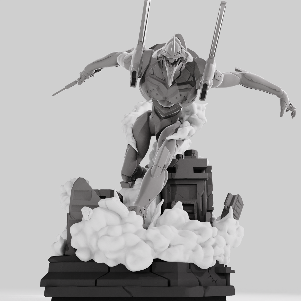 EVA-01 - Evangelion, STL 3D model design printable file - Payhip