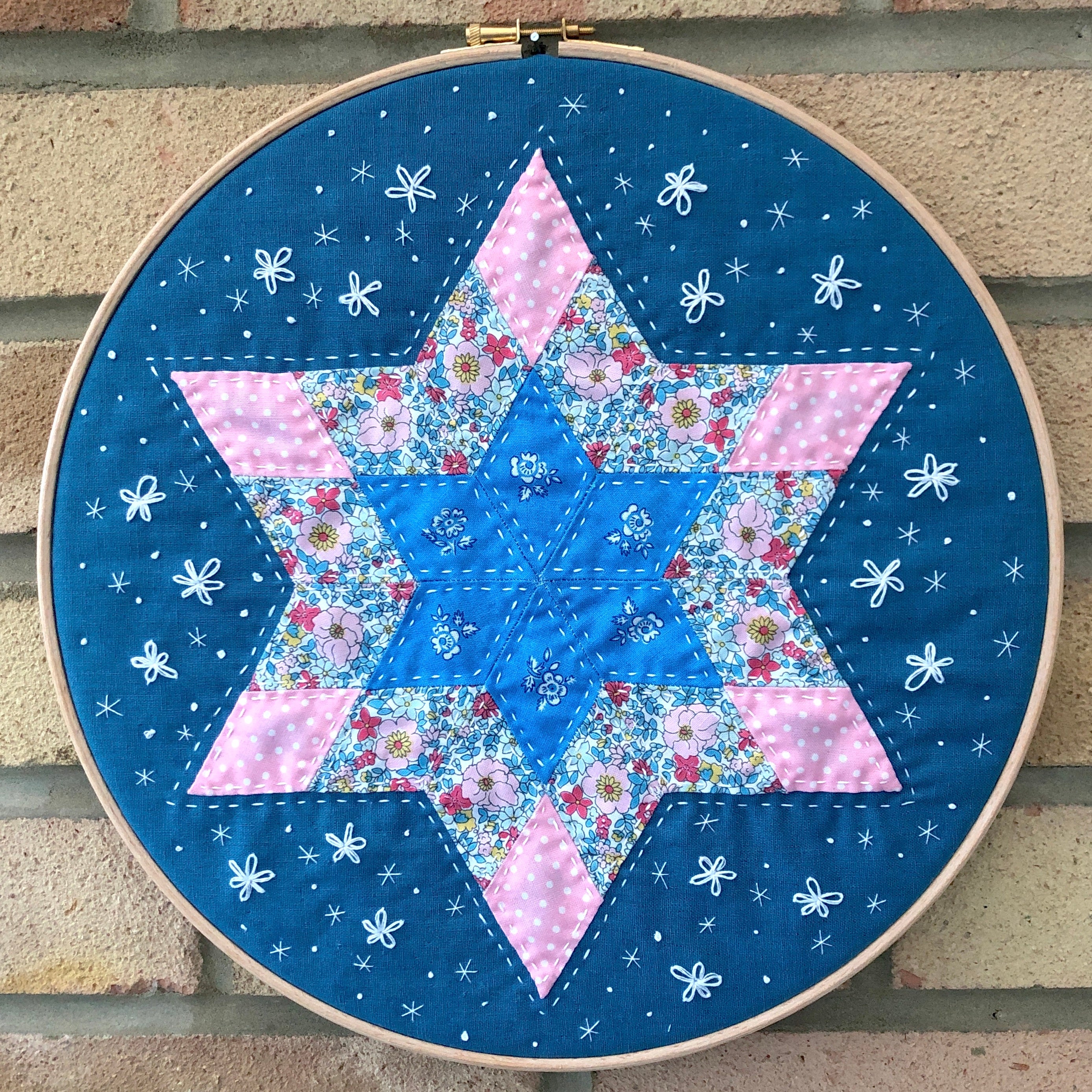 Diamond Star Hoop Art Pattern - Payhip