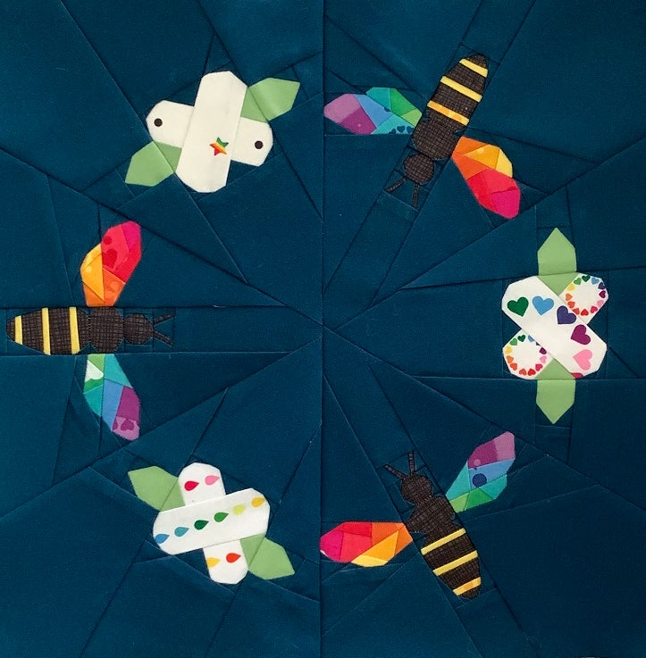 Busy Bees Paper Pieced pattern - Payhip