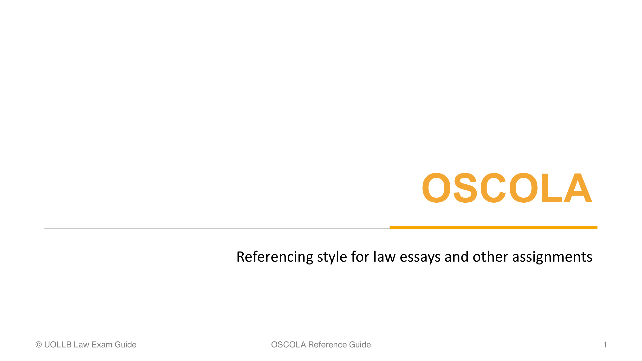 Oscola Legal Referencing | Oscola Examples – VNMNM