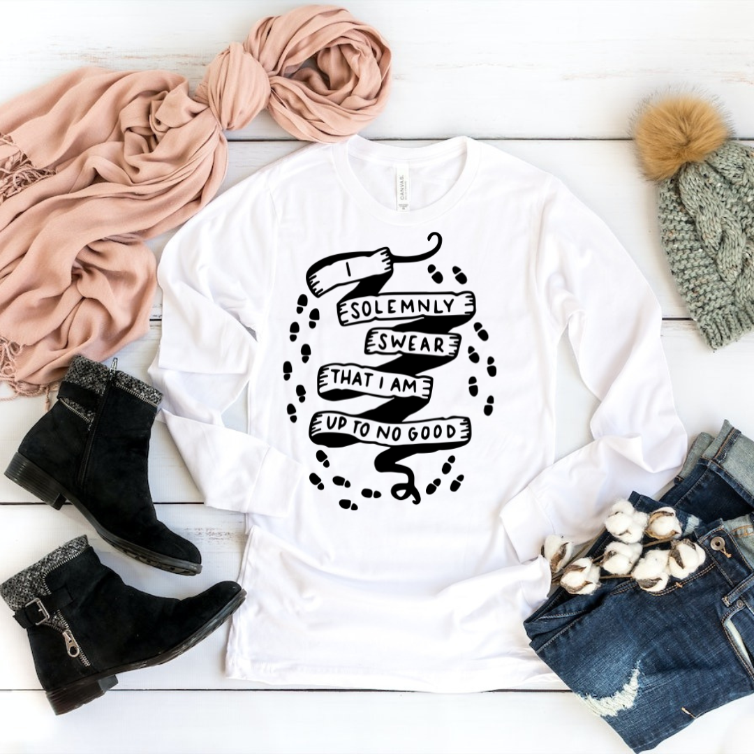 I Solemnly Swear That I Am Up To No Good FootSteps - Payhip