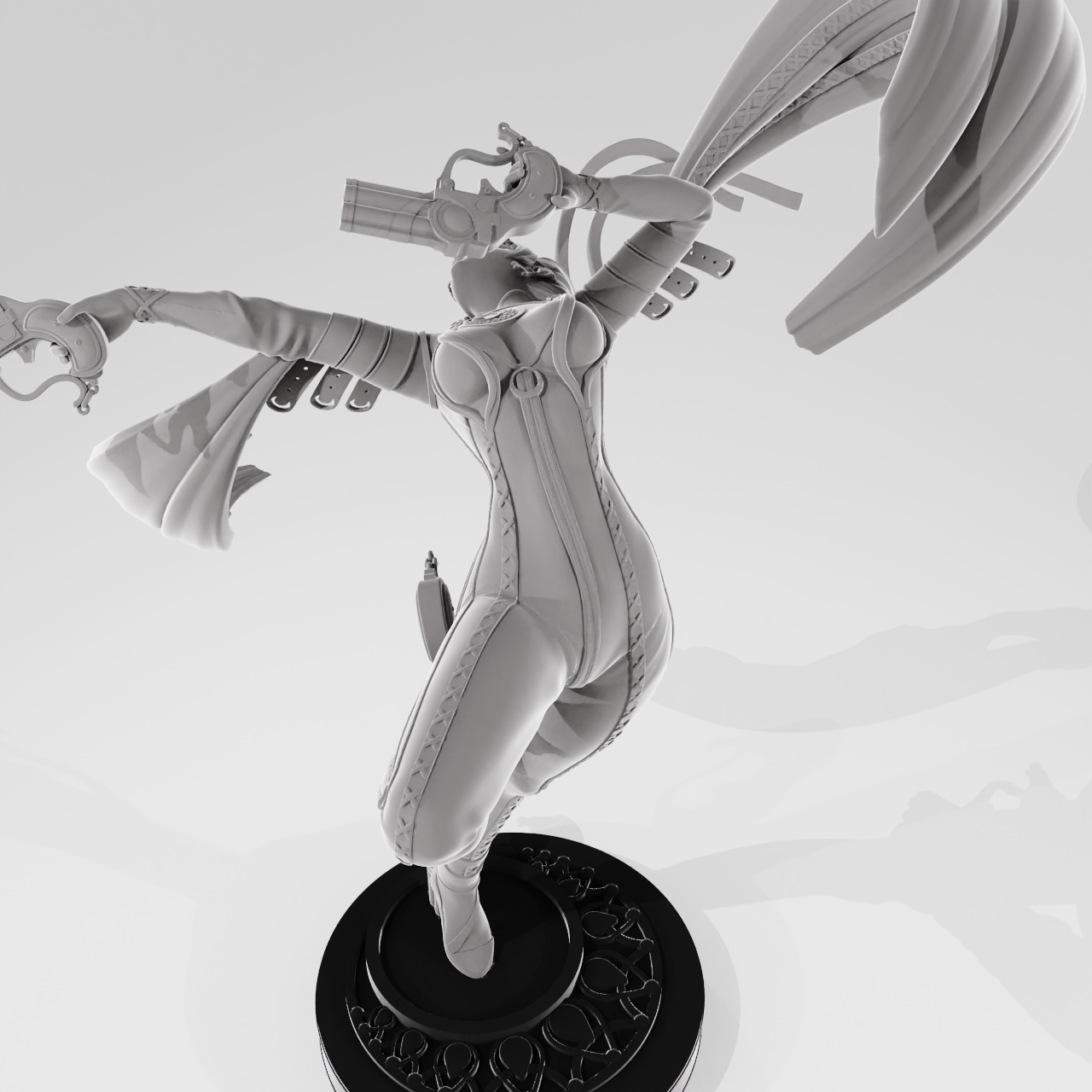 Bayonetta, STL 3D model design printable file - Payhip