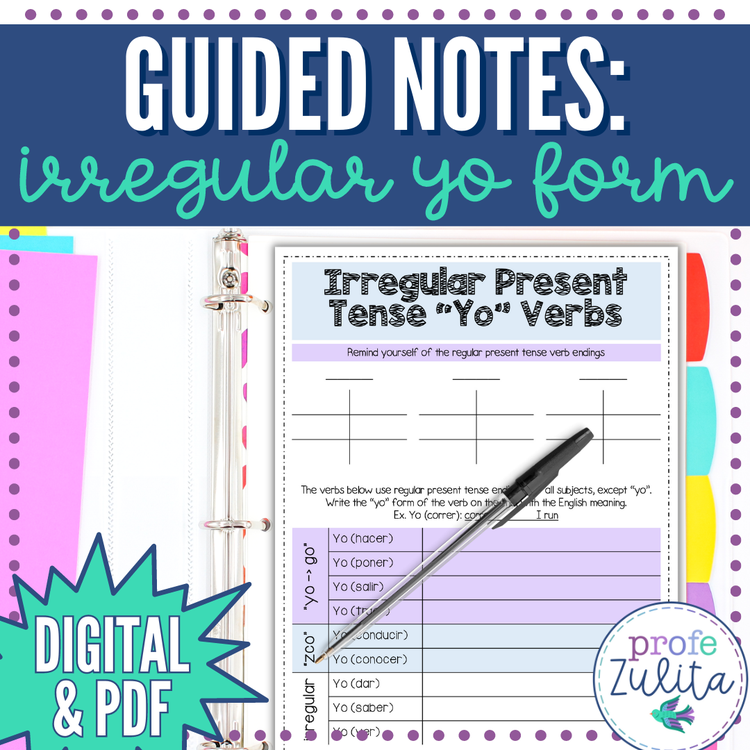 Definite and Indefinite Articles in Spanish Guided Notes for Students ...