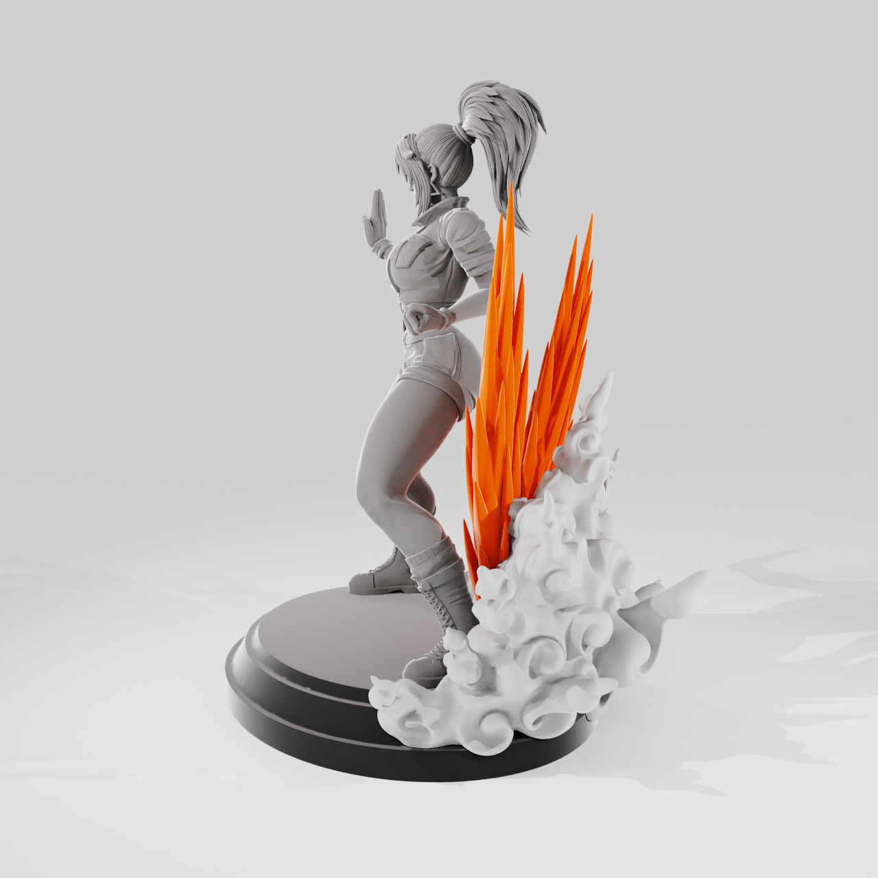Leona - The King of Fighters, STL 3D model design printable file - Payhip