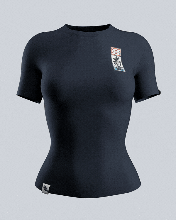 3D Feminine Compression Shirt Mockup