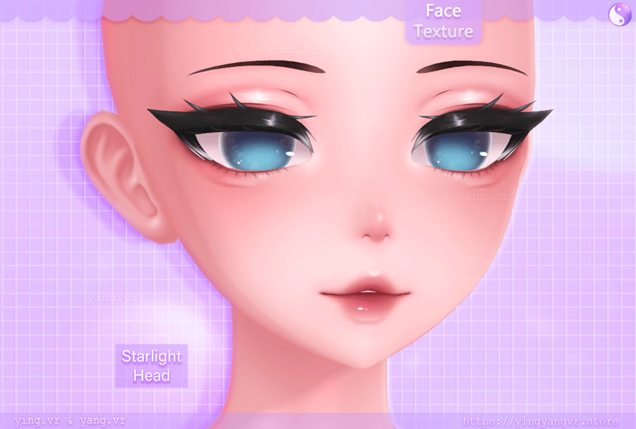 Face Texture - Starlight Head