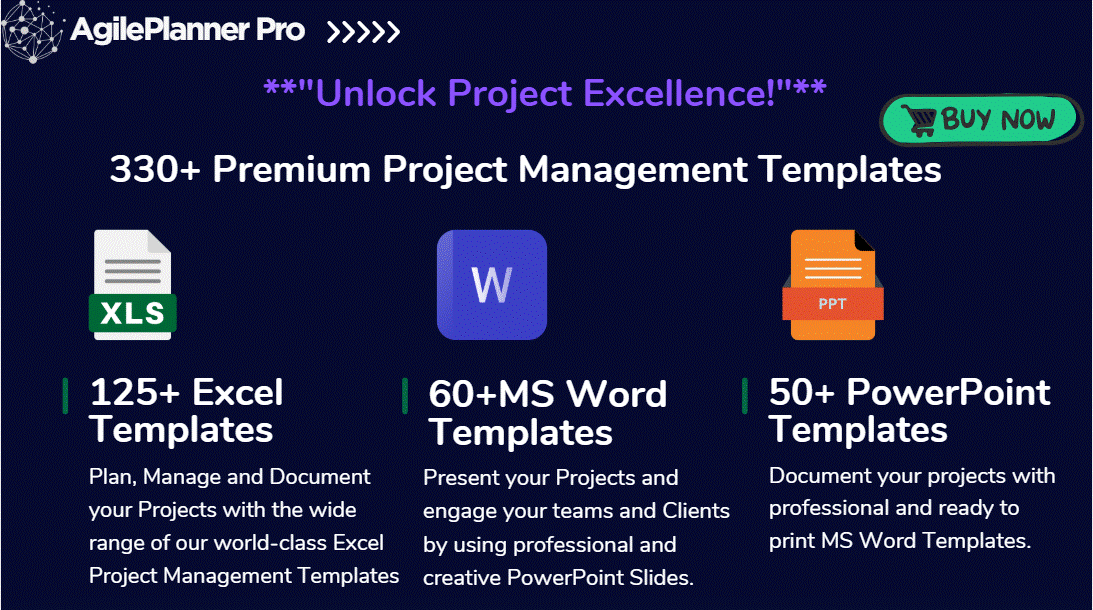 Premium Project Management Professional Templates 75 % Off - Payhip