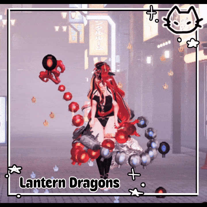 Lantern Dragons Dragon Flow Ribbon With Ambient Lantern And Fire Lantern Dragons Dragon Flow Ribbon With Ambient Lantern And Fire