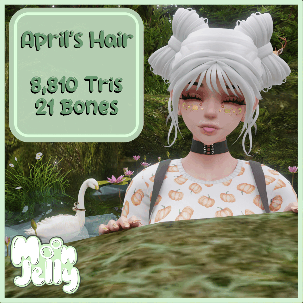 April Hair | Bow Buns