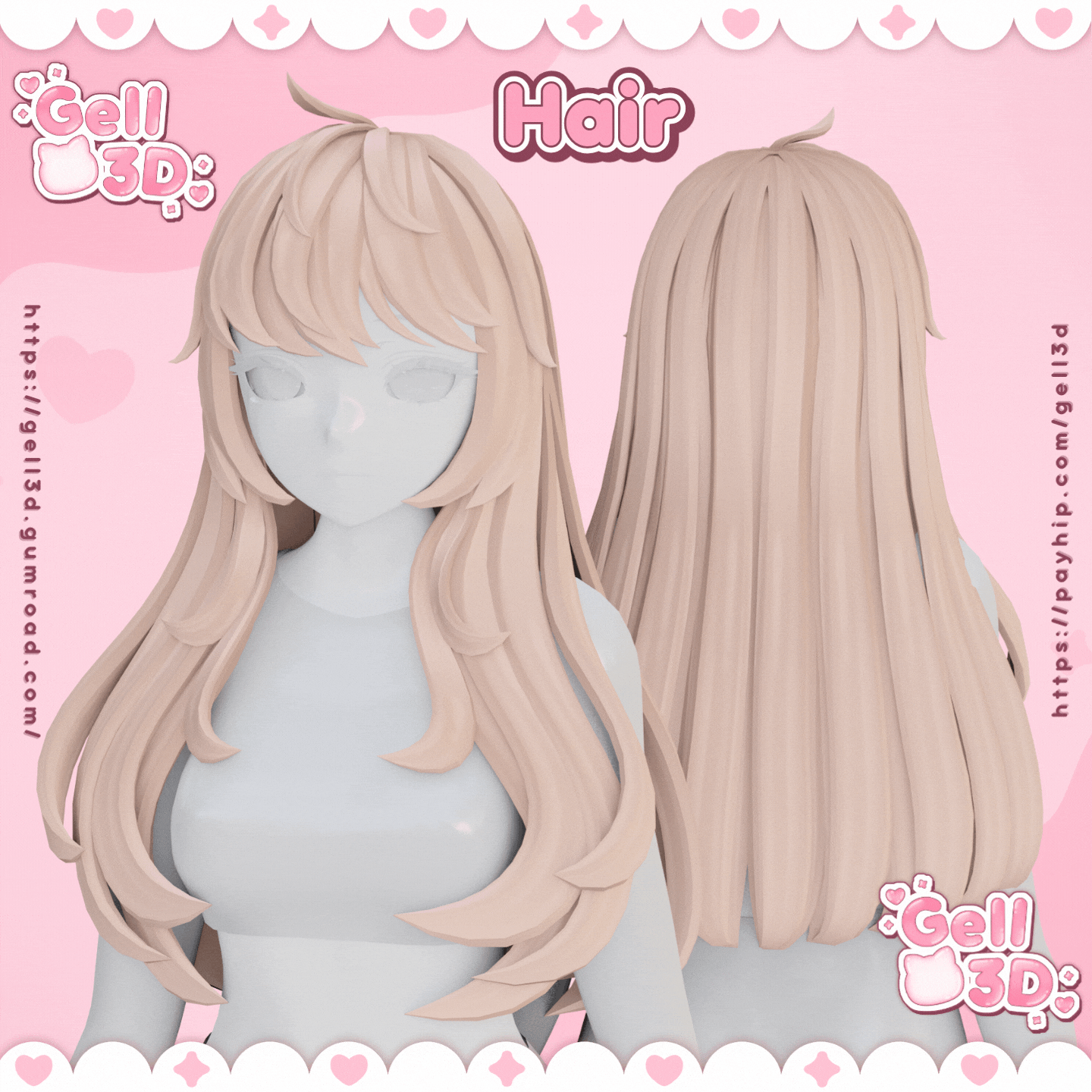 Short Hair (n°4) VRChat - Payhip