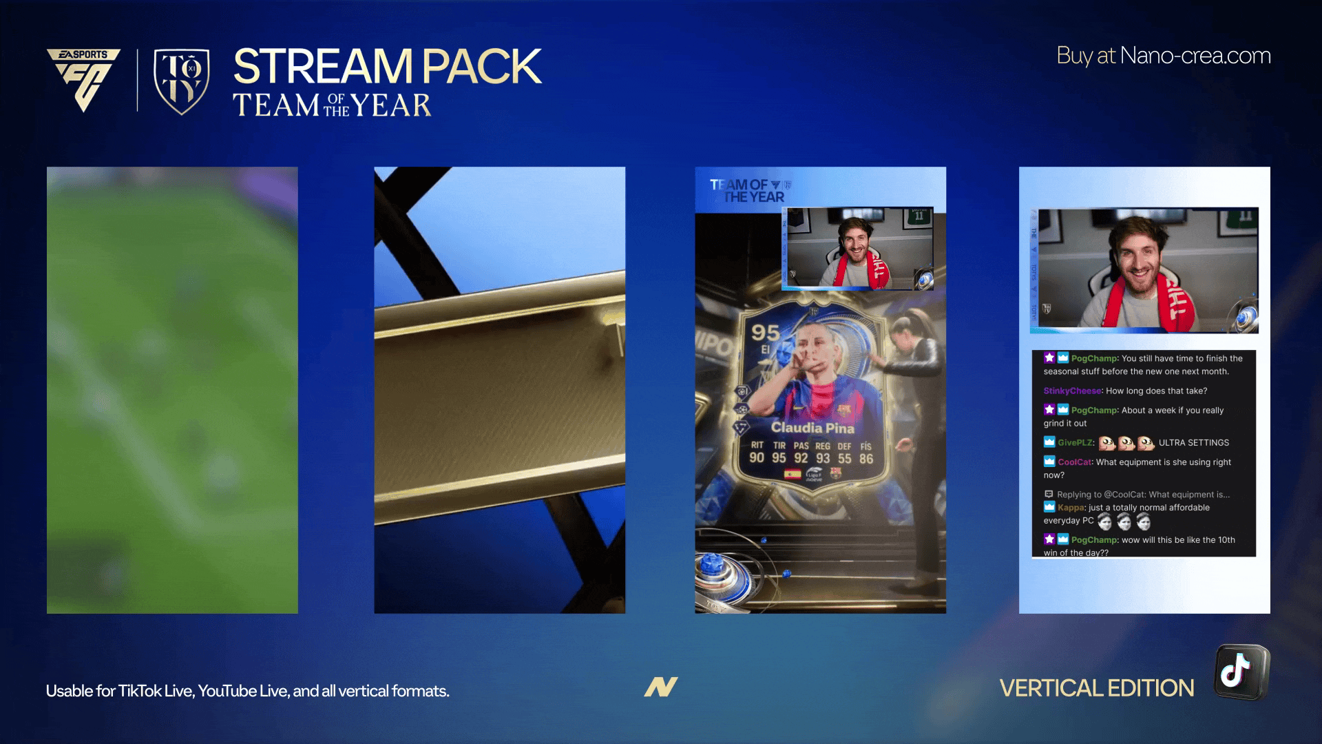 7 FREE FC26 TOTY ICON Pack Opening Backgrounds (4K) — For Streamers ...