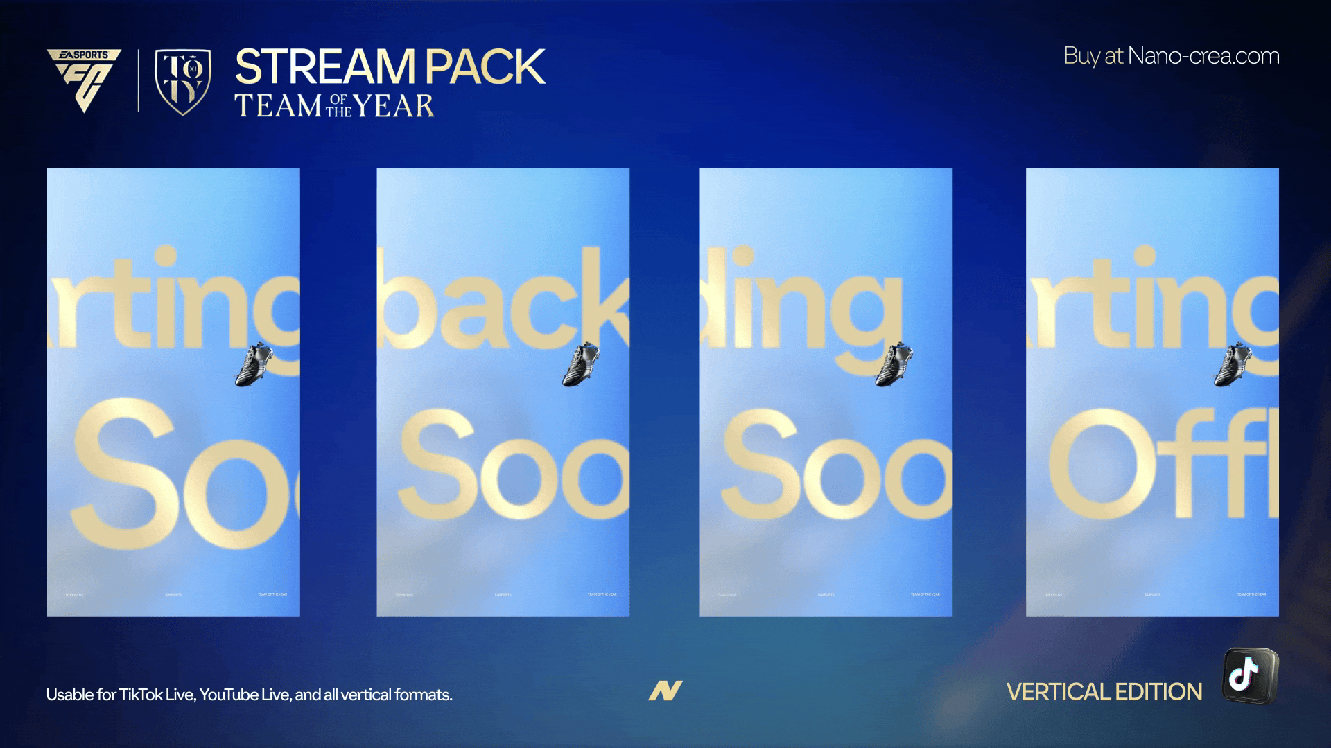 7 FREE FC26 TOTY ICON Pack Opening Backgrounds (4K) — For Streamers ...
