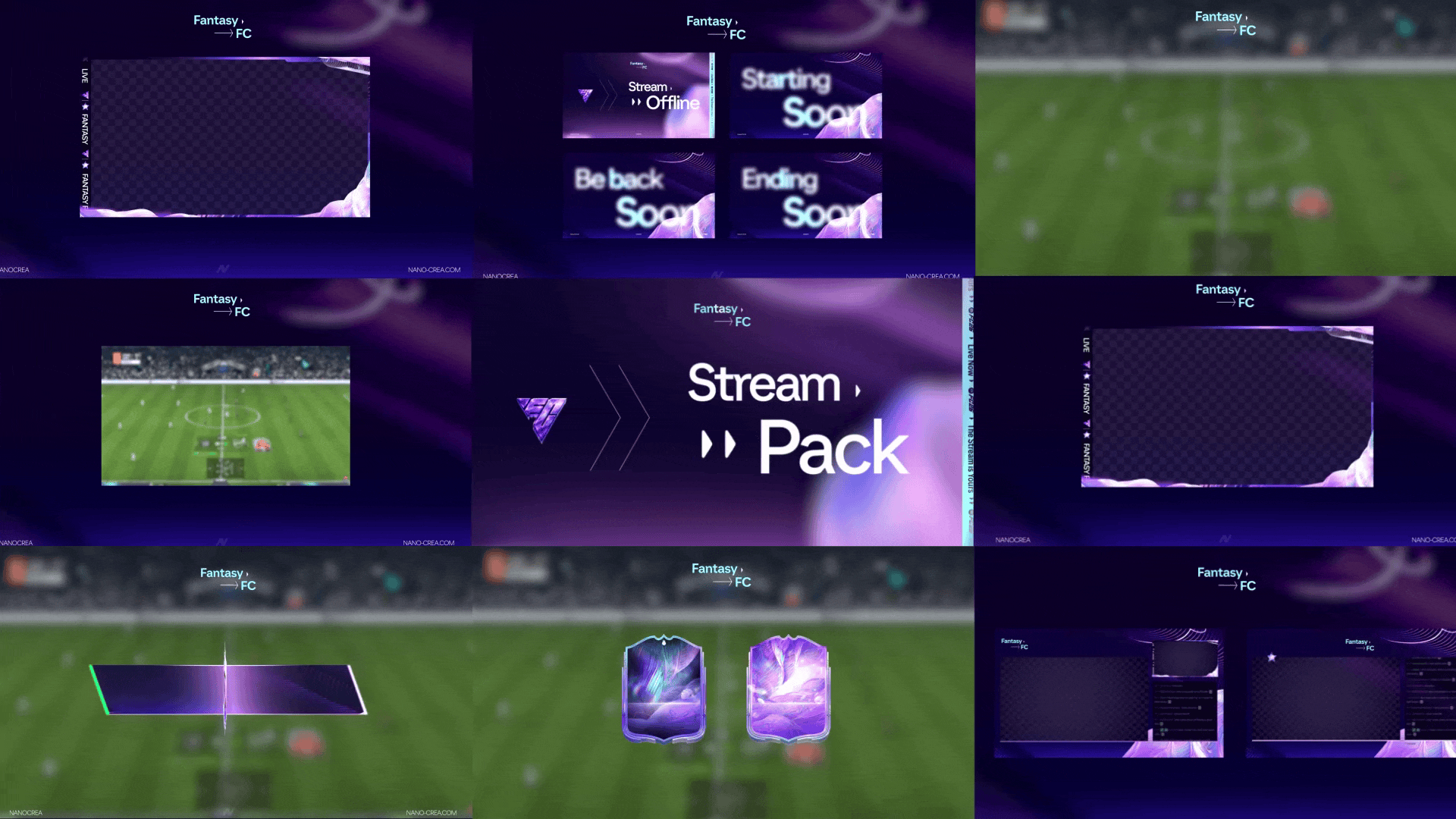 NanoCrea – FC26 Stream Packs & Overlays - FC 26