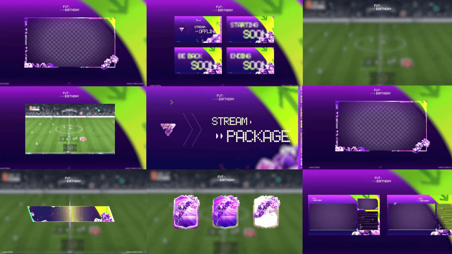 NanoCrea – FC26 Stream Packs & Overlays - FC 26