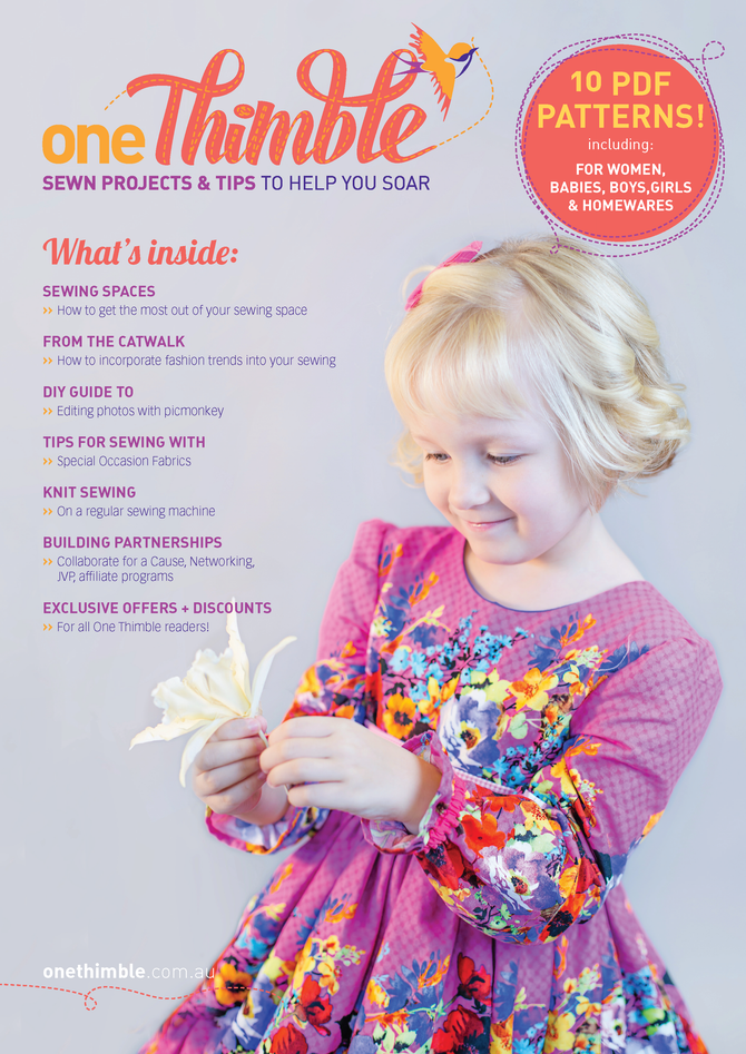 One Thimble Digital Sewing Magazine Issue 3 - Payhip