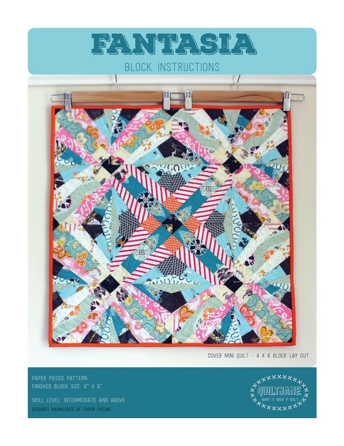 Fantasia Block - Paper Pieced Digital Pattern - Payhip