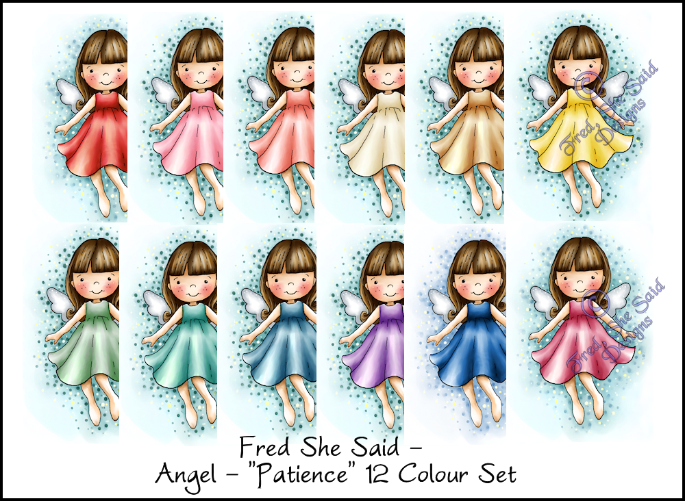 Angel Patience Pre-Coloured Set - Payhip