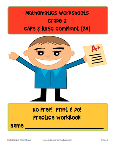 No Prep! Print & Do! Grade 2 Math Practice Workbook CAPs Compatible ...