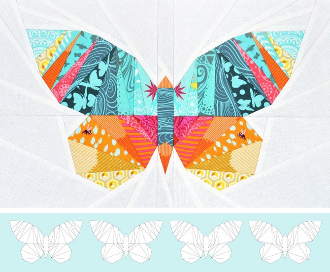 Take Wing Mini Paper Piecing Pattern - Payhip