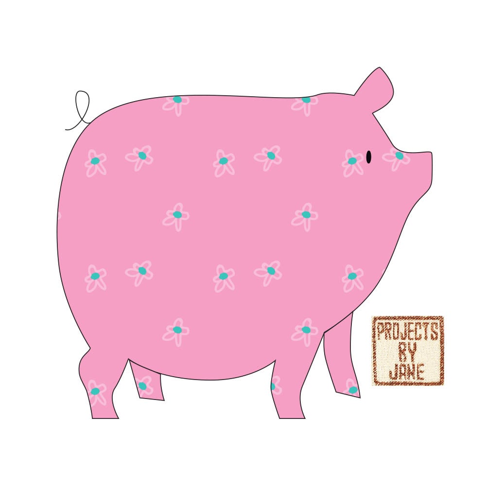 Mama Pig Applique Template Payhip
